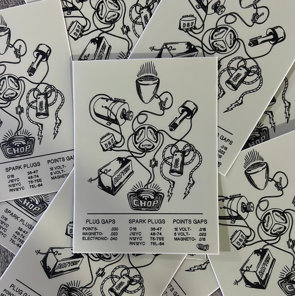 Wiring Diagram Sticker – Chop Merchandise